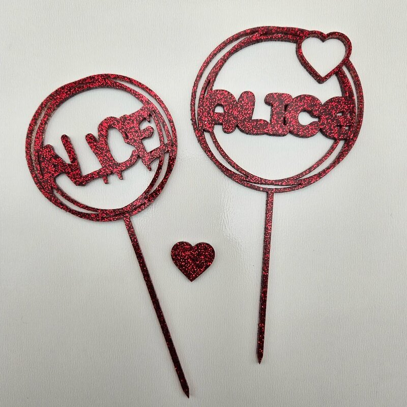 Free Cake Topper Generator - Create Custom Name Toppers for Laser Cutting